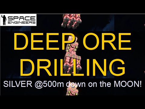 Space Engineers BEYOND SURVIVAL Finding SILVER on the MOON