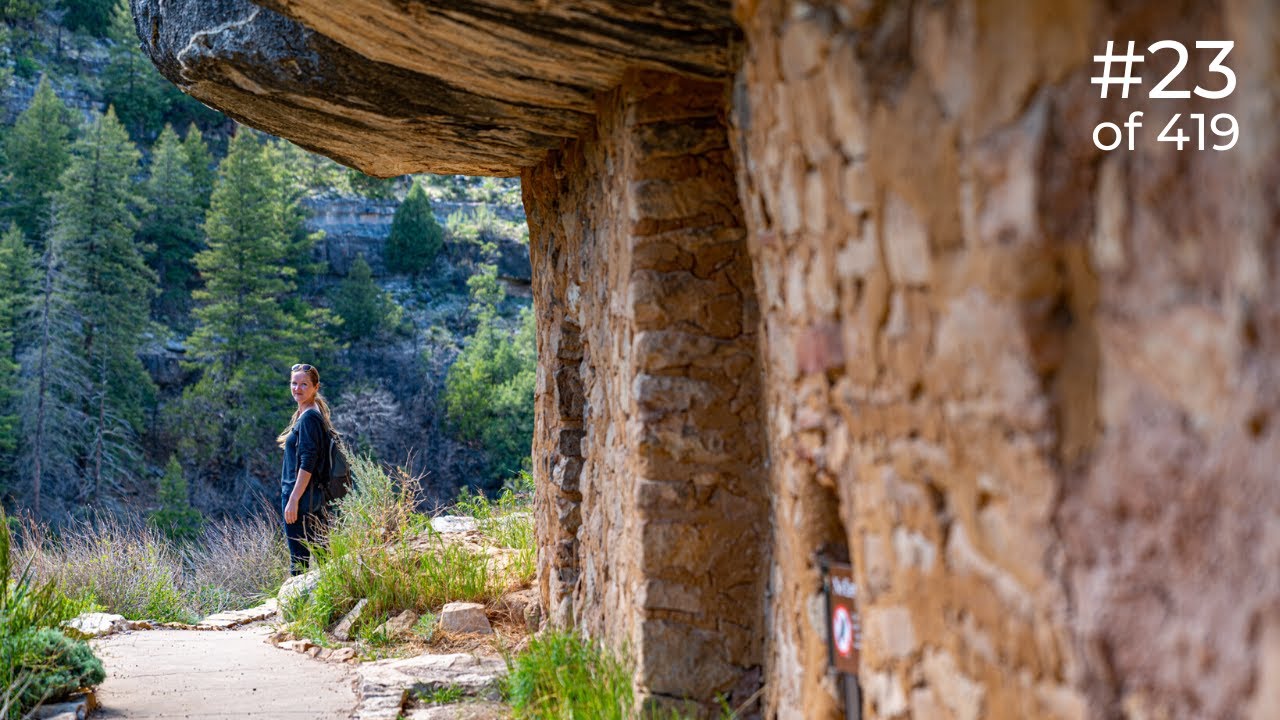 Walnut Canyon National Monument - cliff dwellings with INCREDIBLE views! (23 of 419)