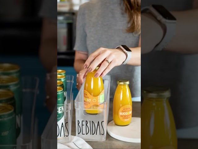 ORGANIZADOR DE GELADEIRA SCRIPT - BEBIDAS | 103 store