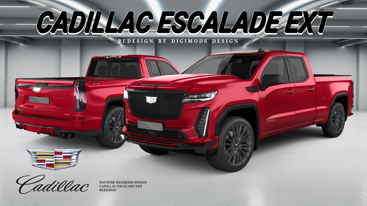 Imagined 682-HP Cadillac Escalade EXT-V Reinvention Has a Penchant for ...