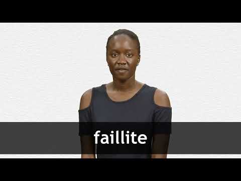 English Translation of “FAILLITE” | Collins French-English Dictionary