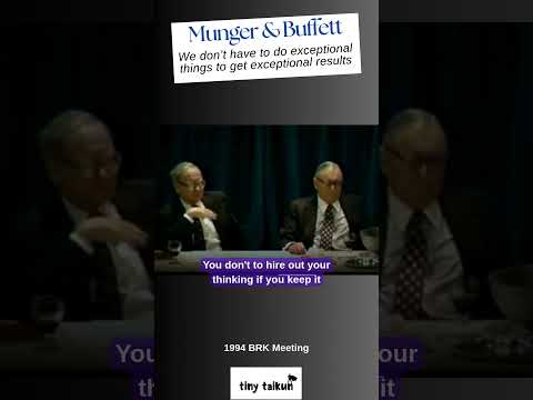 Buffett & Munger on the Power of Simplicity in Investing