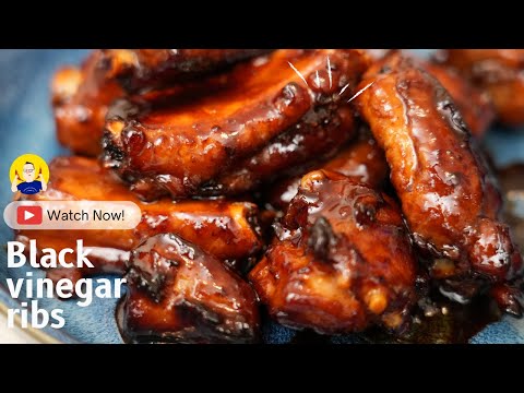 Sweet and sour ribs with black vinegar | Cooking Ah Pa