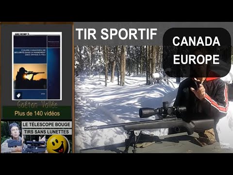 Le tir sportif: Canada versus l'Europe (informations pour la carabine).