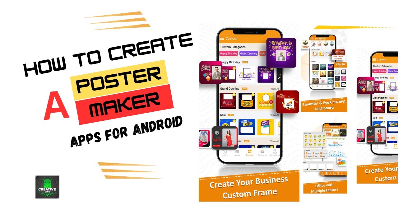 How To Create A Poster Maker App For Android | BrandPeak Application Setup | Free Source Code