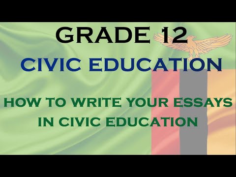How to Write Essay Questions in Civic Education