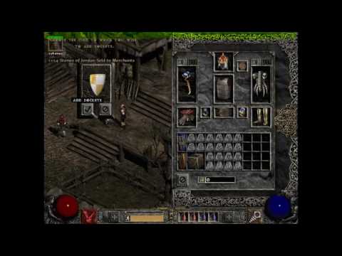 Diablo 2 LoD - Making a Spirit runeword shield.