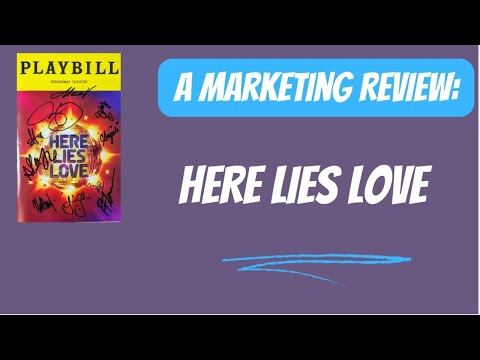 Here Lies Love - A Marketing Review of the Broadway Musical