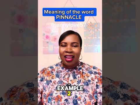 What does Pinnacle mean?