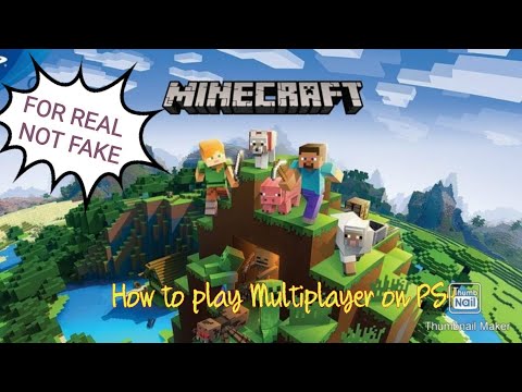 How to Play Minecraft Multiplayer on PS4 (You just just need playstation plus)