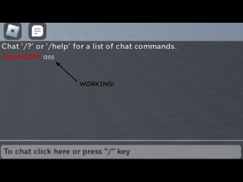 How to bypass the Roblox chat filter! ( Working ) (NOT PATCHED!)