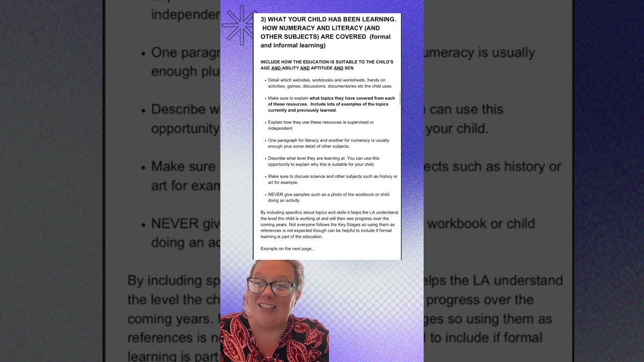 Home education report writing 