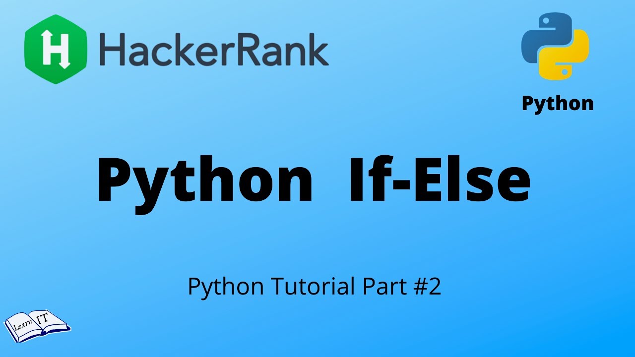 Python tutorial #2 || Python IF-ELSE - HackerRank solution