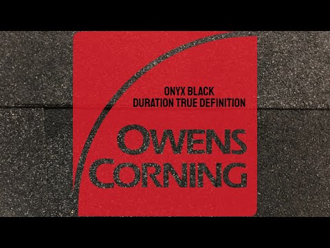 Onyx Black 7 (Owens Corning Duration True Definition)