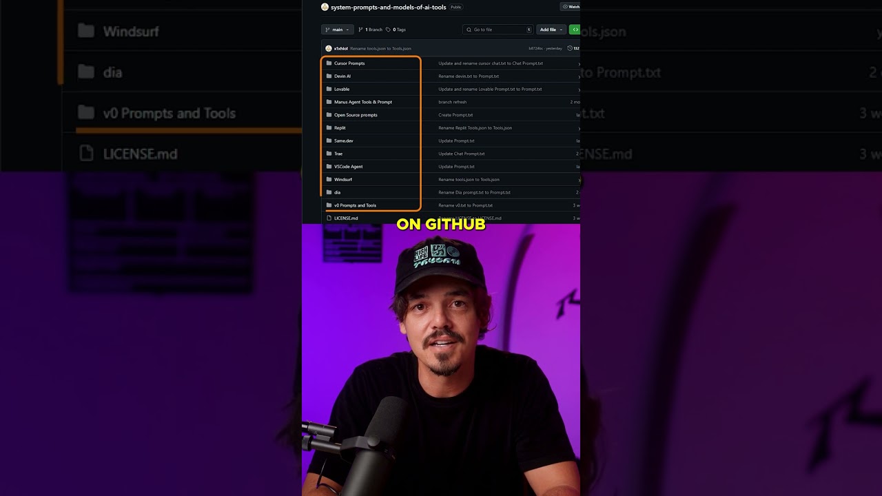 Billion-Dollar AI System Prompts Exposed & Available Free on GitHub!