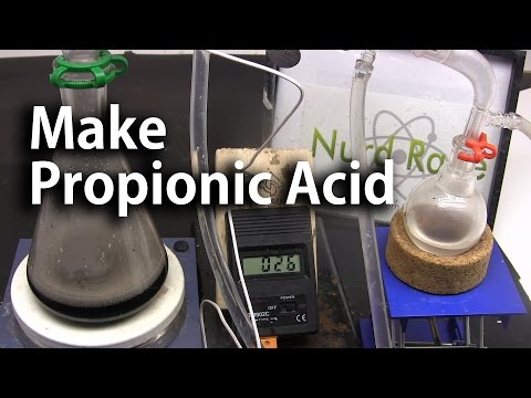 Make Propionic Acid by the Haloform Reaction