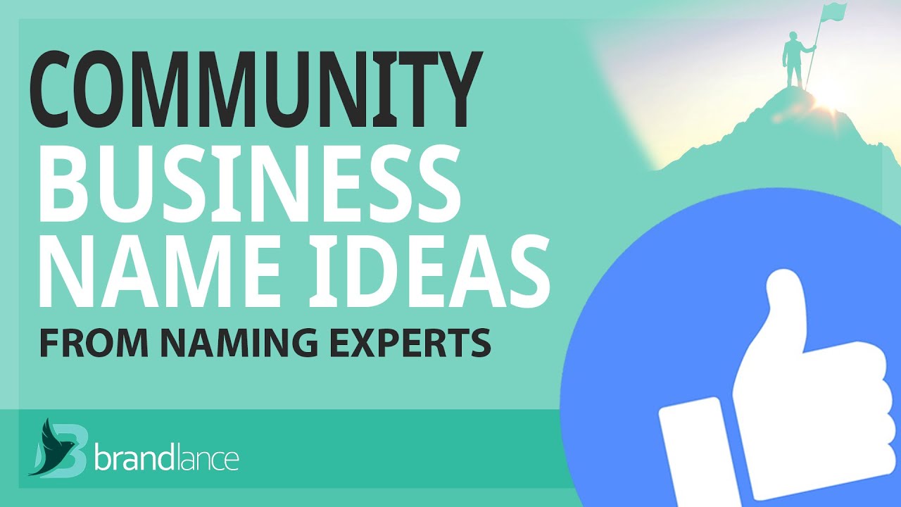 Best Social and Community Business Name Ideas Suggestions | Brand Names Generator