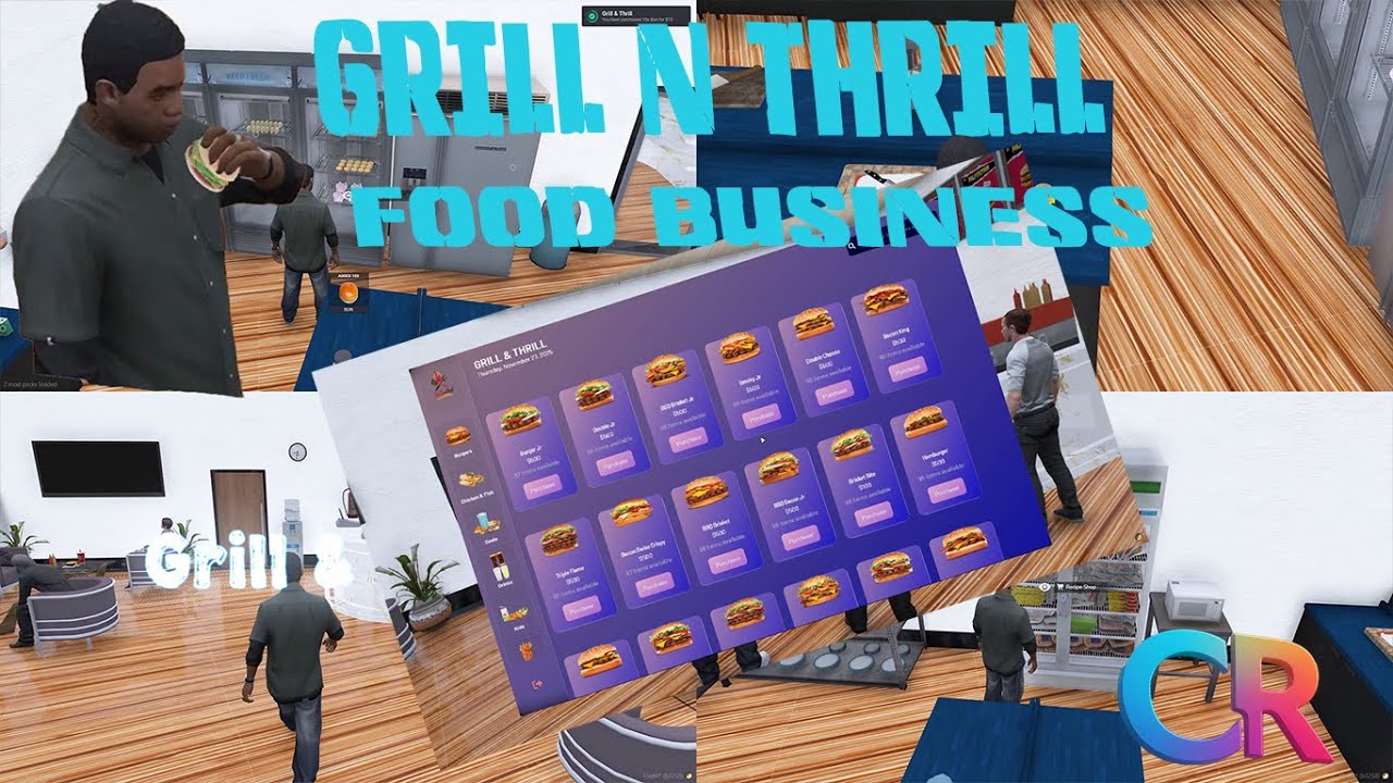 Grill N Thrill — Player-Owned Food Business - FiveM Releases - Cfx.re ...