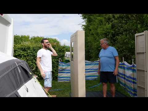 S2E24 Did a Keter 6x6 shed go up on our pitch better than the awning?