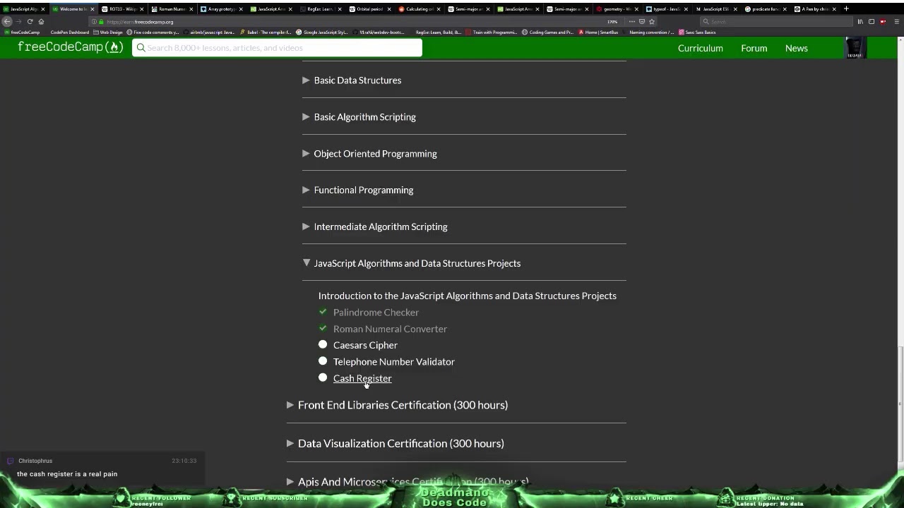 #100DaysOfCode Day 43/100 - JavaScript Algorithms And Data Structures #23