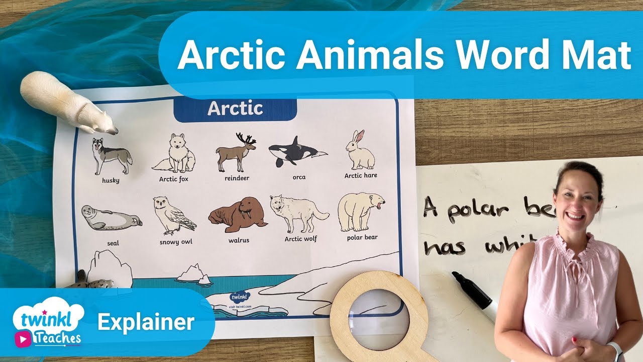 Arctic Animals Word Mat