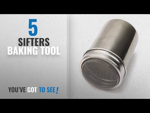 Top 10 Sifters Baking Tool [2018]: TPgoBuy Functional Stainless Steel Chocolate Shaker Icing Sugar