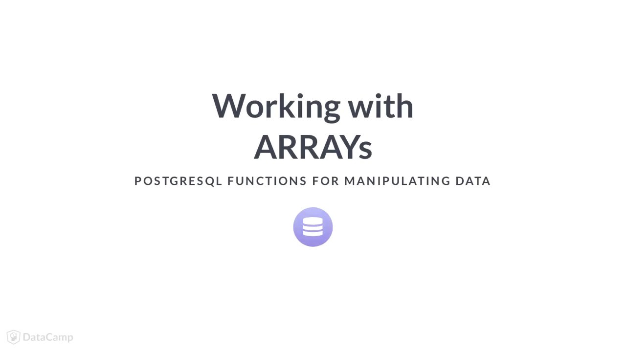 SQL Tutorial: Working with ARRAYs