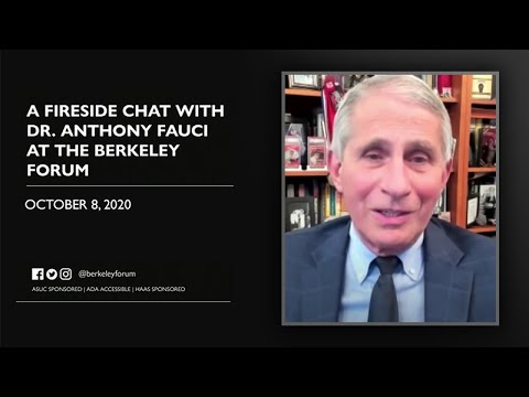 Dr. Anthony Fauci at the Berkeley Forum