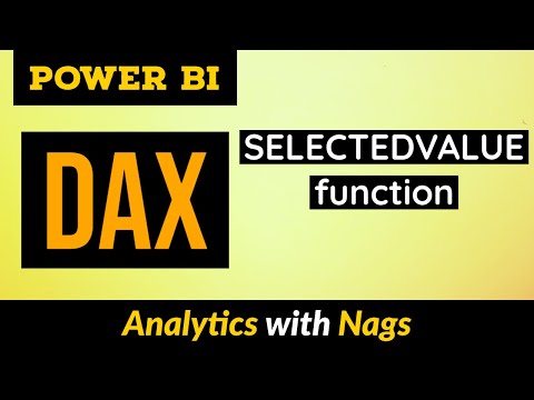 Selectedvalue function in power bi using variables 50 power bi training ...