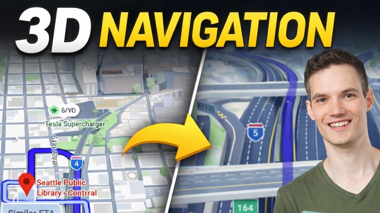 Google Maps Just Changed Driving Forever (New 3D Navigation)