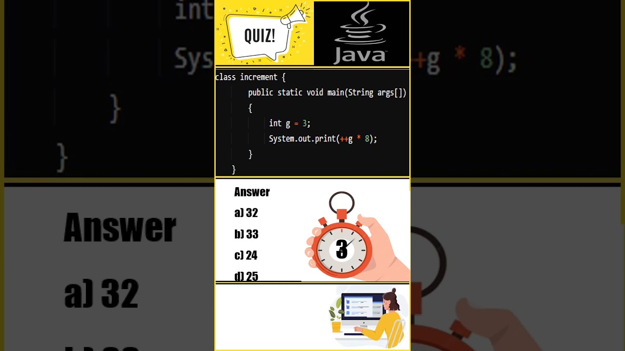 1- Java Multiple Choice Quiz with explanation | Java Programming Quiz | #placement | #itplacement