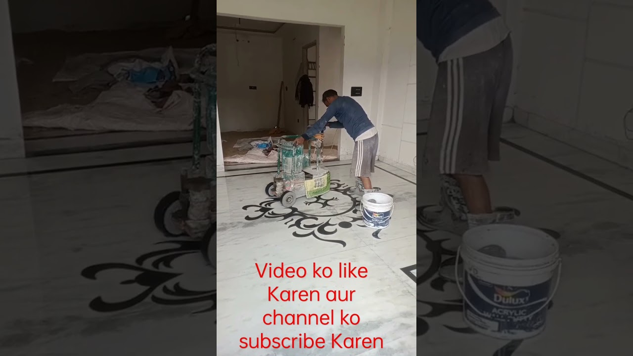 Construction Techniques | Installing floor tile design​ #shorts​