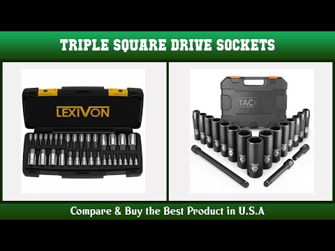 Top 10 Triple Square Drive Sockets to buy in USA 2021 | Price & Review