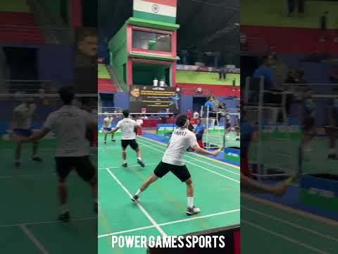 Badminton doubles rally all India senior tournament