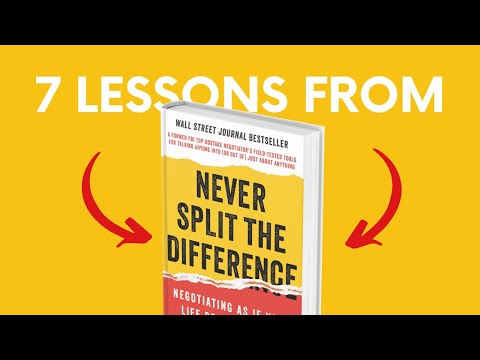 NEVER SPLIT THE DIFFERENCE Book Summary by Chris Voss