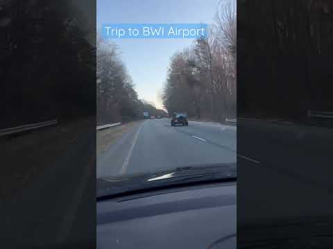 Baltimore Washington Parkway to BWI Airport. #shorts #dctraveler #bwi24jam #trafficupdates #traffic
