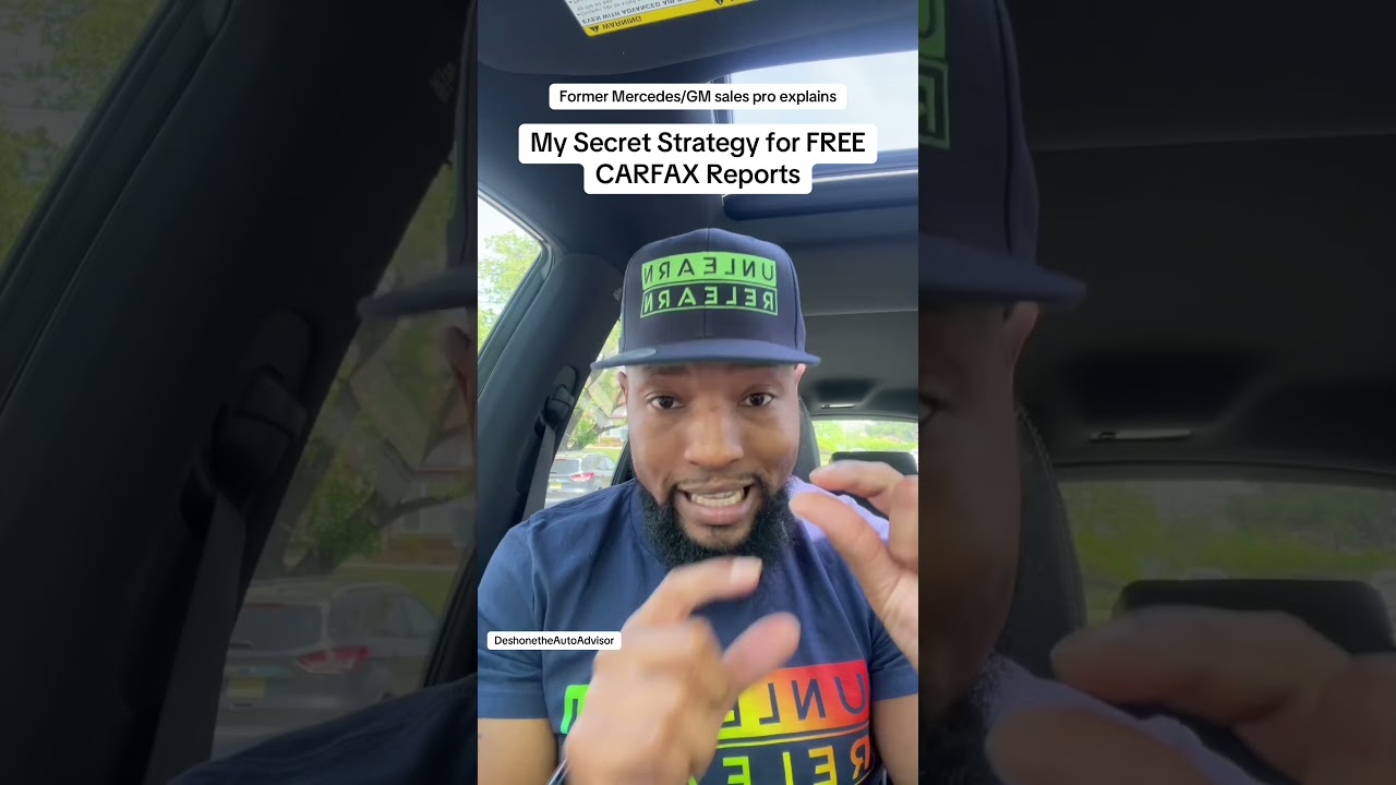 My Secret Strategy for FREE CARFAX Reports