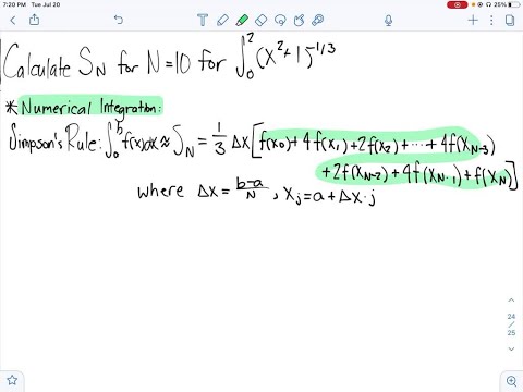 "Develop MATLAB code to compute the definite integral of 'fxlog(x)dx for n=10 using Simpson 1/3 rul…