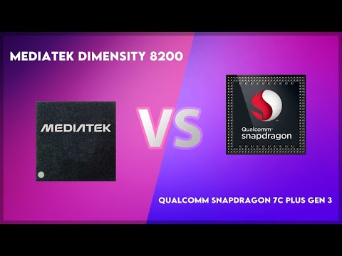 Mediatek Dimensity 8200 vs Qualcomm Snapdragon 7c Plus Gen 3 Technical Comparison