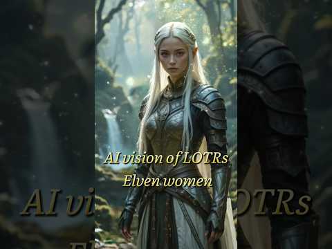 Elven Women Reimagined by AI 👑 | Lord of the Rings
