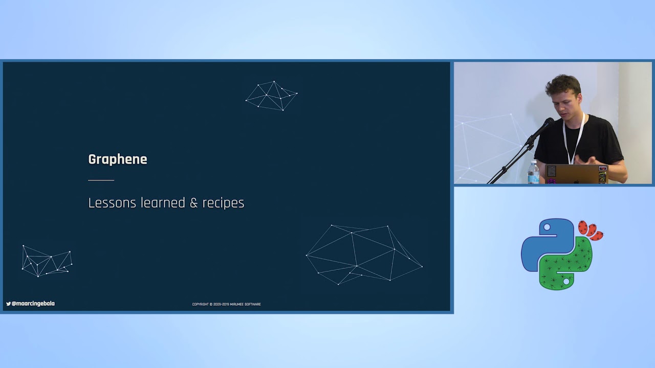 Real world Graphene: lessons learned from building a GraphQL API - Marcin Gębala - PyCon Israel 2019