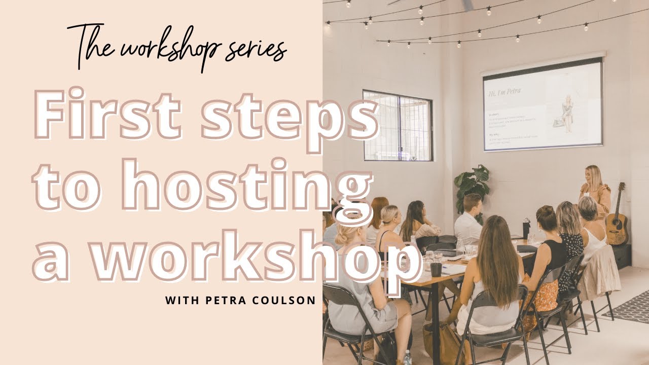The workshop series: First Steps to hosting a workshop