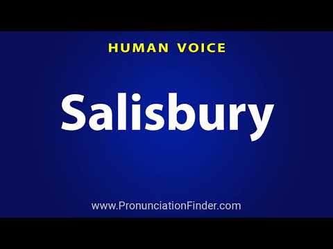 How To Pronounce Salisbury