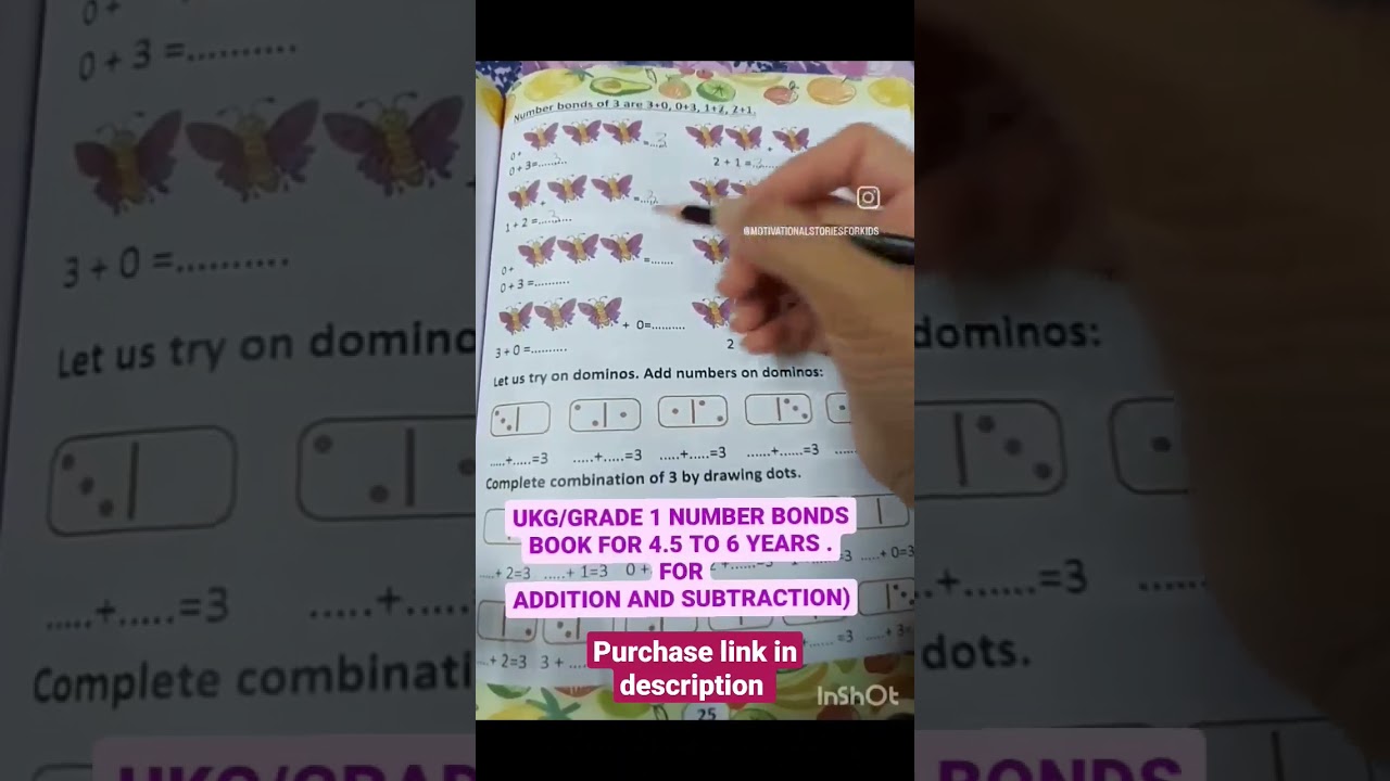 #ukg #grade1 #math #activitybook for #kidslearning #addition #subtraction by Mathsninjas Bookland
