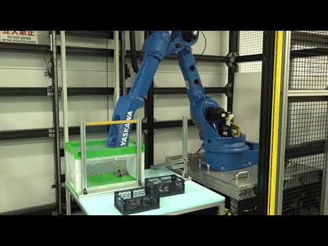 Bin picking path planning Relocation to center | KEYENCE RB Series 3D VGR