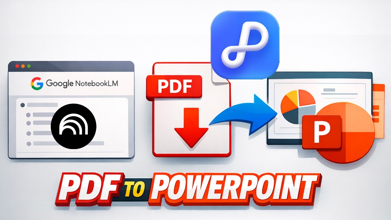 How to Convert NotebookLM Slide Deck PDF to Editable PowerPoint File (PPT)