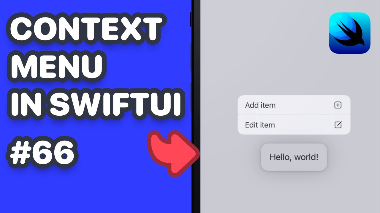 ContextMenu In SwiftUI (SwiftUI ContextMenu, ContextMenu SwiftUI)