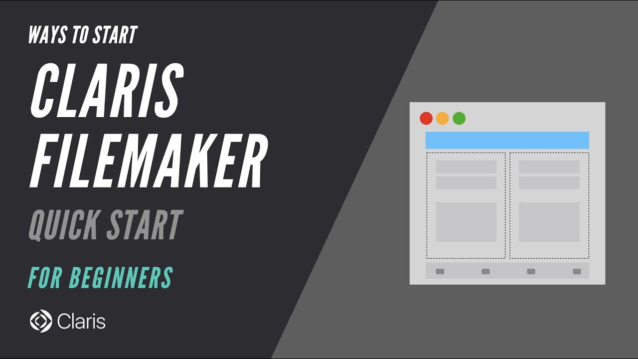 Ways to Get Started with Claris FileMaker - Quick Start
