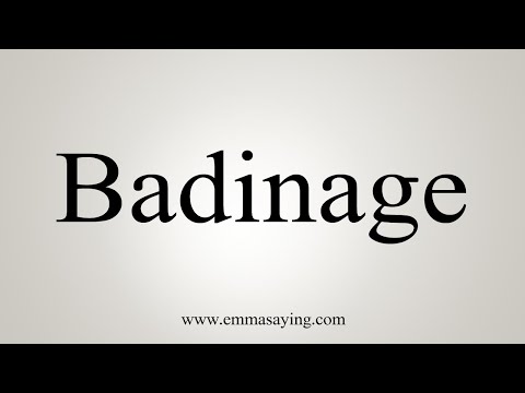 How To Say Badinage