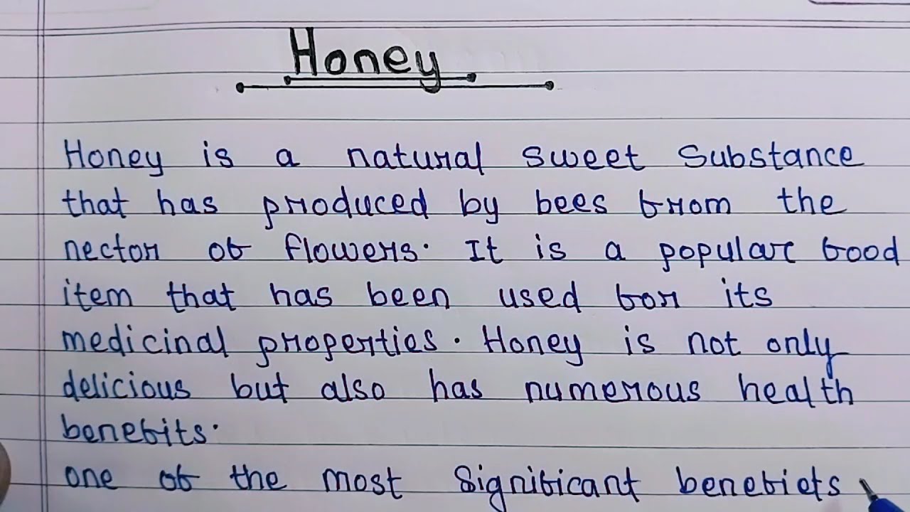 Essay on Honey | honey essay | Daily Essay
